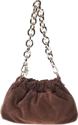 Baldinini Femme, Sacs, Brun, Taille: ONE Size Suede Handbag