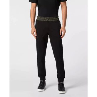 Philipp Plein Homme, Pantalons, Noir, Taille: XL Jogging Jersey