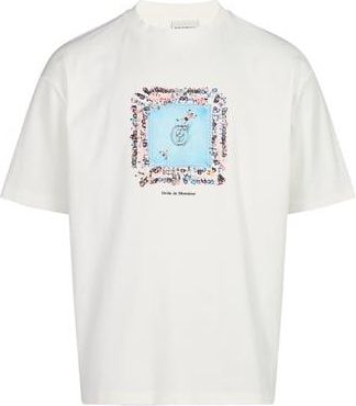 Dr&ocirc;le de Monsieur Tee-shirt oversize en coton