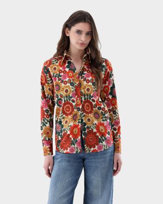 van Laack Hemdbluse mit Blumenprint