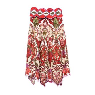 Farm Rio Farm Rio, Femme, Jupes, Multicolore, Taille: 36 FR Odara Midi Skirt