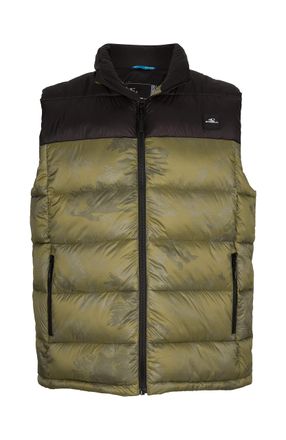 O'Neill ORiginals Puffer Bodywarmer Jacke, Brown Camo, Regular f&uuml;r Herren, braune Camouflage, L/XL