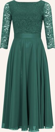 Swing Swing Cocktailkleid Mit Spitzenbesatz gruen