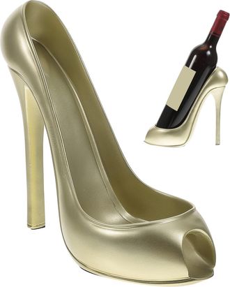 Artibetter Happyyami Dekorativer High Heel Weinflaschenhalter aus Resin Kreatives Weinregal in Schuhform Eleganter Flaschenst&auml;nder f&uuml;r Wohnzimmer Bar und Restaur