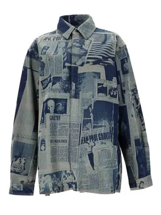 Jean Paul Gaultier Chemise - Newspaper