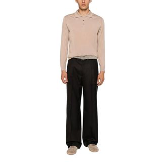 Canali Homme, Tops, Beige, Taille: XL Polo ML