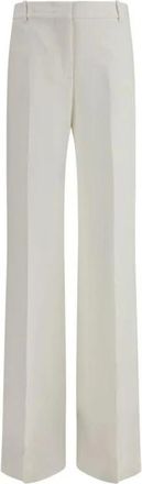 Ermanno Scervino Femme, Pantalons, Blanc, Taille: 38 FR Pantalon Palazzo en Viscose L&eacute;g&egrave;re