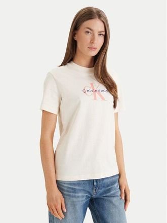Calvin Klein Jeans T-Shirt Hero LV047B865G Gelb Classic Fit