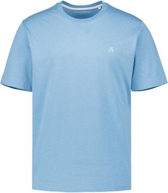 Marc O'Polo Herren T-Shirt blau Baumwolle