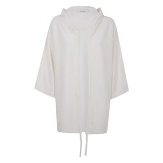 Max Mara Strickjacke Aster Hoodie Stil - - Knitwear - Damen - Wei&szlig; - S