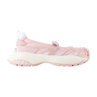 Versace Rosa Mary Jane Sneakers Synthetik - - Shoes - Damen - Rosa - 41 EU