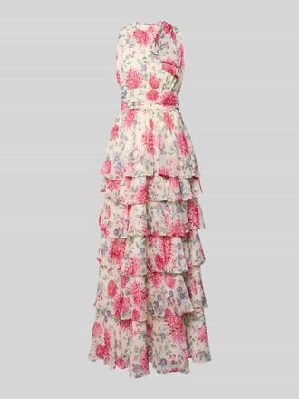 Neo Noir Maxikleid mit Schluppe Modell Marli