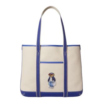Ralph Lauren Femme, Sacs, Beige, Taille: ONE Size Bear Small Shopper Tote