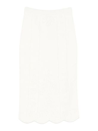 Twinset Jupe Midi - Blanc