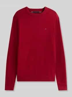 Tommy Hilfiger Regular Fit Pullover aus Baumwoll-Kaschmir-Mix