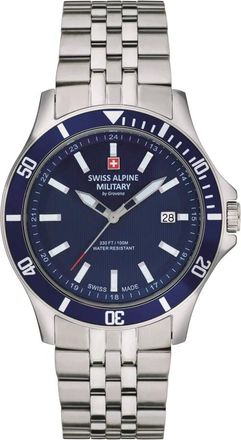 Swiss Alpine Military Montre Challenger 7022.1135 - Homme - Accessoires - Bleu - Taille: ONE Size