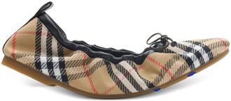 Burberry Ballerinas - Flat Shoes Beige - Gr. 37,5 (EU) - in Beige - f&uuml;r Damen