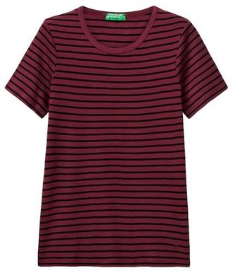 Benetton T-Shirt, Aubergine, XX-Small