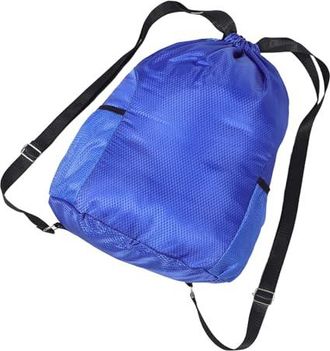 BESPORTBLE Kisangel Paquet &agrave; Dos de Sport &agrave; Cordon Grand Taille Bleu Marine, Imperm&eacute;able Espace de Rangement pour Ballon et Chaussures, Bretelles Ergonomiques Re