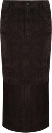 D.exterior Femme, Jupes, Brun, Taille: 40 FR Maxi Skirt
