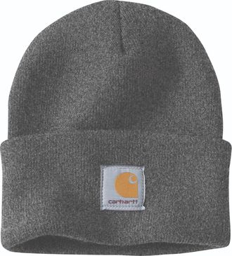 Carhartt Work in Progress Herren Knit Cuffed Beanie Beanie Hat, Coal Heather, Einheitsgröße
