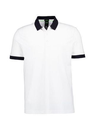 HUGO BOSS Herren Polo-Shirts wei&szlig;