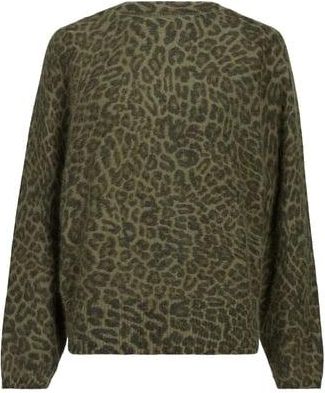 Bellerose Pull imprim&eacute; l&eacute;opard manches chauve-souris