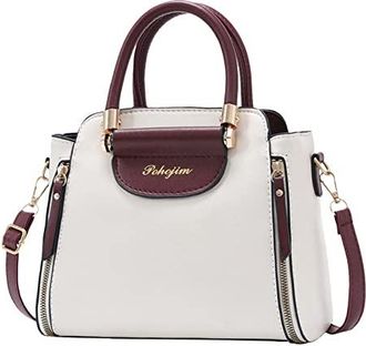 Generic Sac &agrave; bandouli&egrave;re de voyage pour femme en cuir synth&eacute;tique avec sangle, rouge past&egrave;que, taille unique