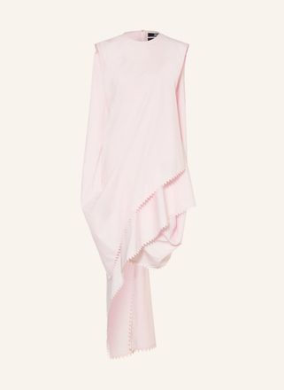 Jacquemus Jacquemus Cocktailkleid La Robe Traversin In Wickeloptik rosa