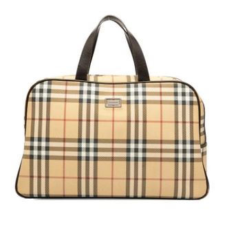 Burberry unisex, Pre-owned, Beige, Taille: ONE Size Sac de voyage en toile Pre-owned