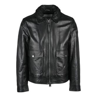 Les Hommes Lederjacke - - Jackets - Herren - Schwarzk - L