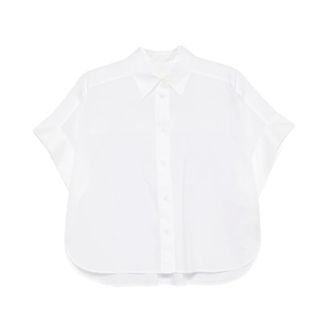 Closed Femme, Blouses et Chemises, Blanc, Taille: 38 FR Chemise &agrave; Manches Courtes avec Boutons
