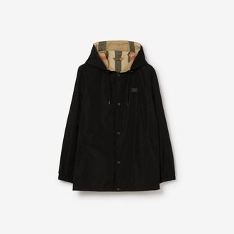 Burberry Wendbare Jacke mit Check, Size: XXXL