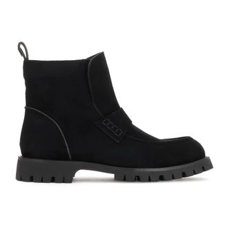 Kazar Bottines Kazar en daim noir sur semelle trappeur - Femme - Chaussures - Noir - Taille: 39 EU