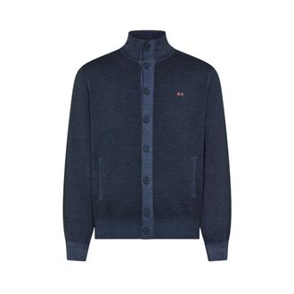 Sun 68 Herren, Strickwaren, Blau, MGr&ouml;&szlig;e
