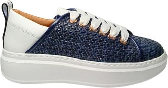 Alexander Smith Femme, Chaussures, Bleu, Taille: 36 EU Pelle Baskets