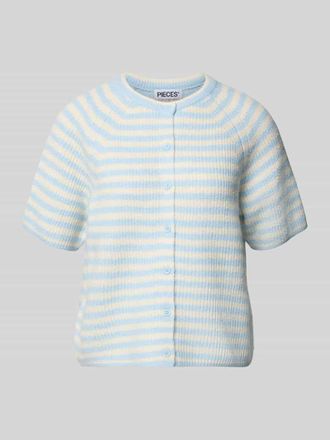 Pieces Regular Fit Strickjacke mit Woll-Anteil Modell MALOU