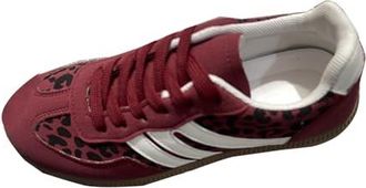 Generic Femme Chaussures Tendance Sneakers Style RéTro DéContractéEs Patchwork Semelle Plate Chaussures De Marche Confortables LéGèRes Et Respirantes Antidéra