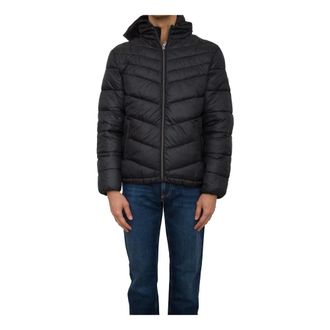 Guess Schwarze Jacken 100%Pl - - Jackets - Herren - Schwarzk - L
