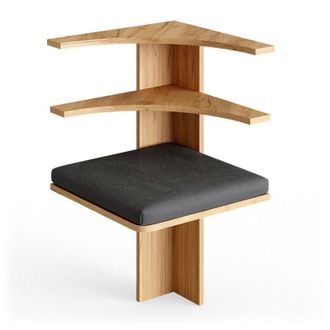 Vicco Banquette dangle salle &agrave; manger Roman, Sable Ch&ecirc;ne, 43.5 x 43.5 cm