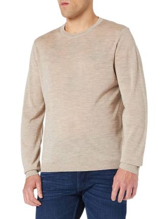 Maerz Herren Rundhals Summer Merino Pullover, Beach, 48