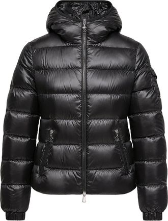 Moncler Moncler Doudoune Courte Glesse À Capuche, Femme, Noir, Taille: 00