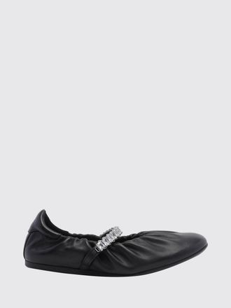 Jimmy Choo London Ballerines Jade en cuir de veau avec ornements en cristal