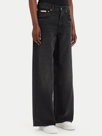Calvin Klein Jeans Jeans LV047E700G Schwarz Wide Leg