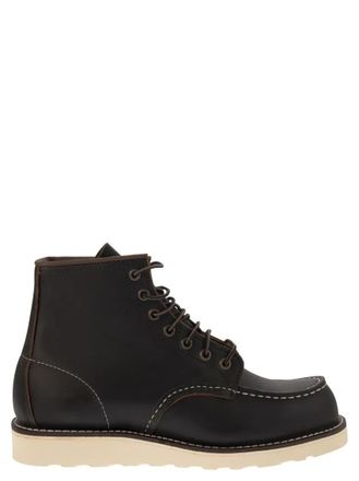 Red Wing Shoes Stiefel - Classic Moc - Leather Boot With Laces - Gr. 11_5 - in Schwarz - f&uuml;r Damen