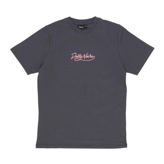 Dolly Noire Homme, Tops, Gris, Taille: 2XL T-shirt &agrave; Manches Courtes et Col Rond