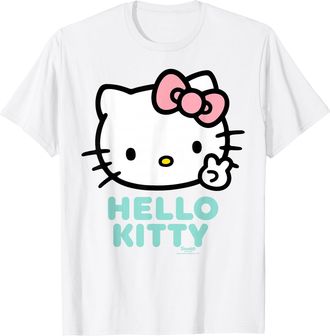 Hello Kitty Peace Love XOXO S&uuml;&szlig;e Freundschaftspose, klassisch T-Shirt