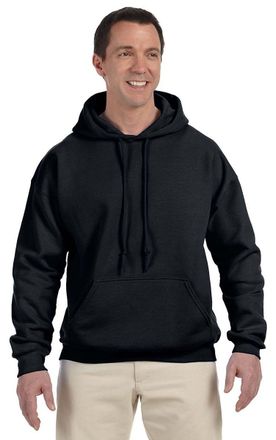 Gildan Heavyweight DryBlend Unisex Kapuzenpullover / Hoodie / Kapuzensweater XXL,Schwarz