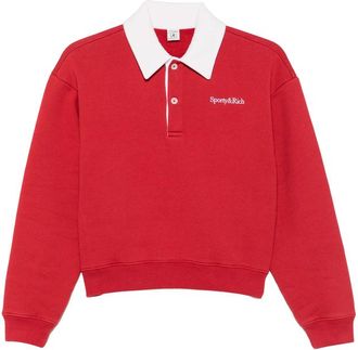 Sporty & Rich Evin Logo-print Polo Shirt