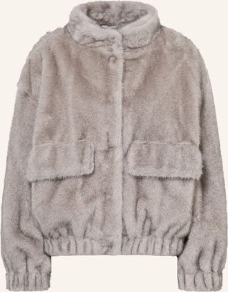 Liu Jo Liu Jo Kunstfell-Jacke grau